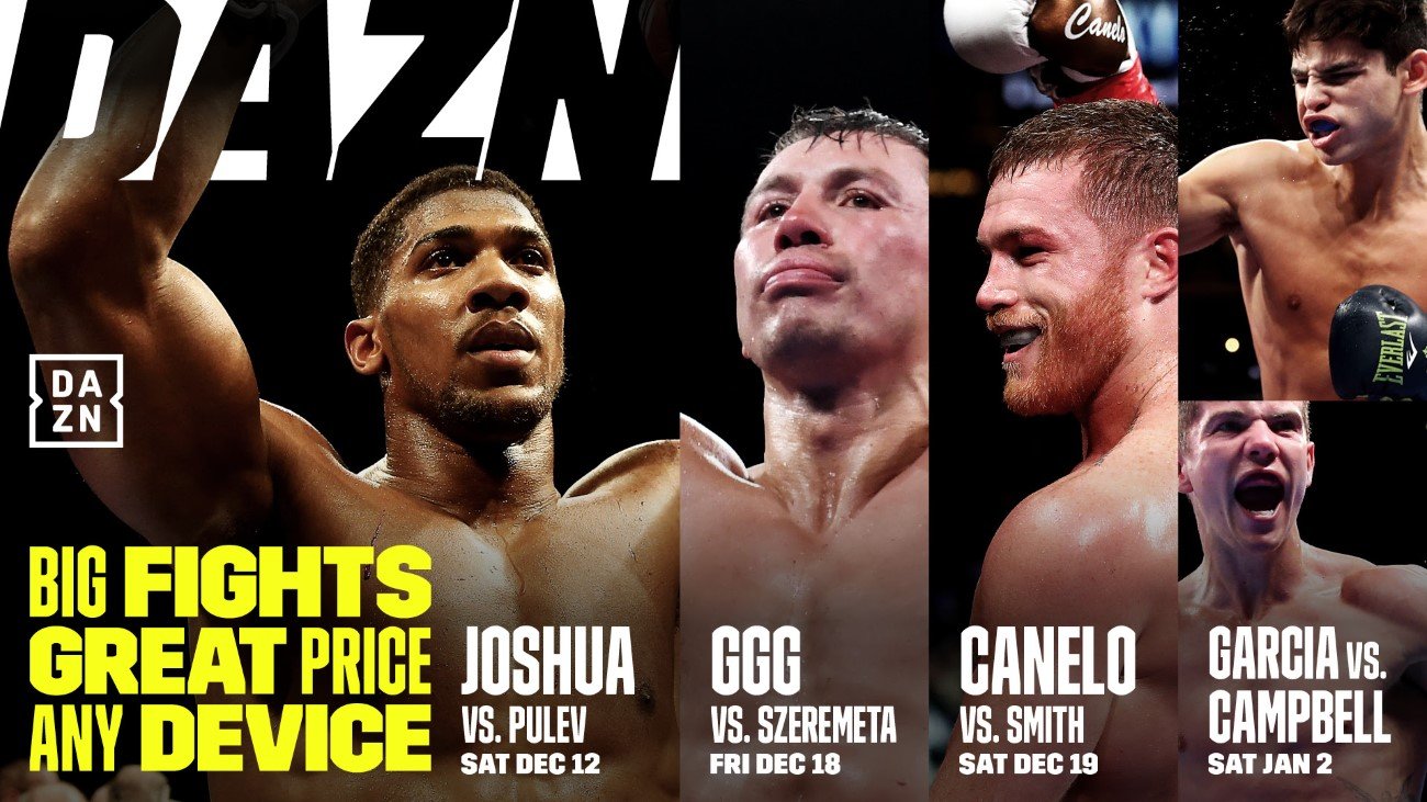 DAZN Goes Live Today In 200 Countries With Packed Boxing Schedule 