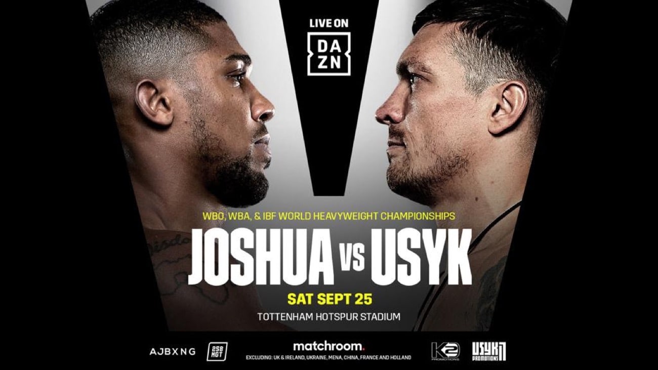 DAZN Secures Rights To Joshua Vs. Usyk In Over 170 Countries And ... DAZN Secures Rights To Joshua Vs. Usyk In Over 170 Countries And ...