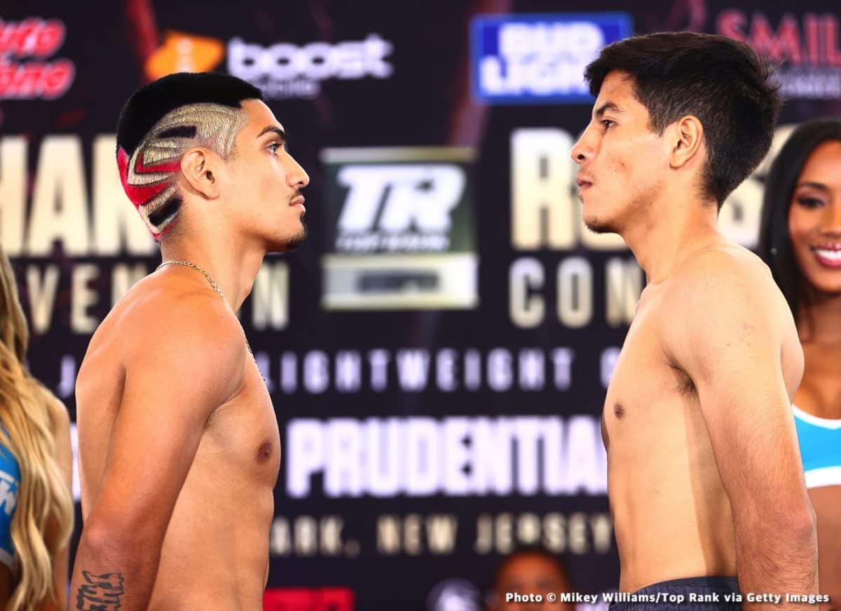 Shakur Stevenson Loses Titles On Scale For Robson Conceicao Fight ... Shakur Stevenson Loses Titles On Scale For Robson Conceicao Fight ...
