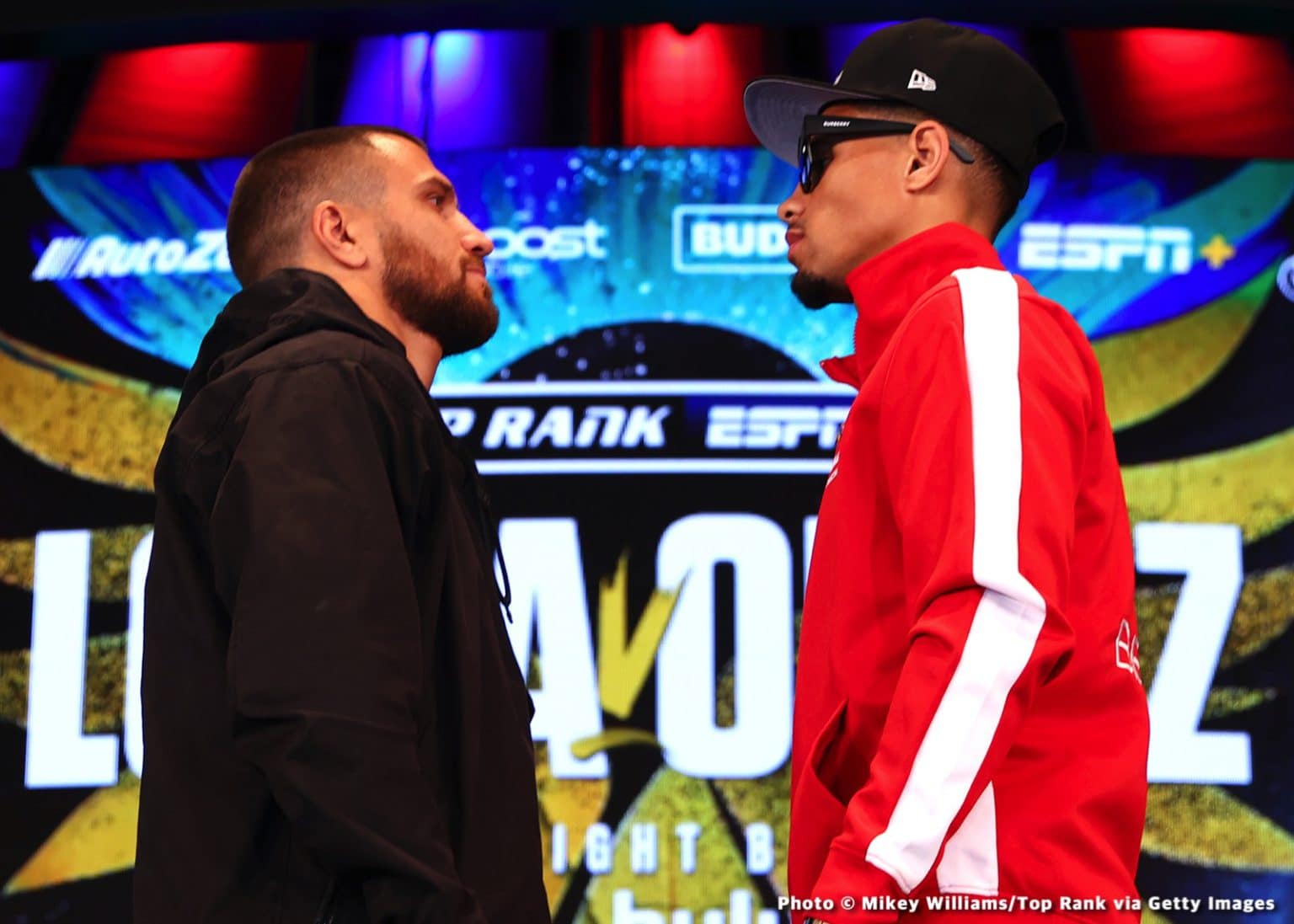 Vasyl Lomachenko Vs. Jamaine Ortiz - Face Off Ahead Of Saturday's Fight On ESPN - Boxing News 24