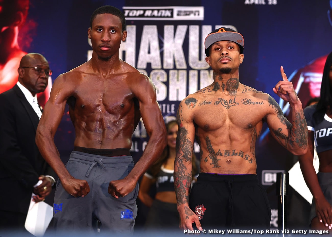 Shakur Stevenson 134.4 Vs. Shuichiro Yoshino 135 - Weigh-in Results ...
