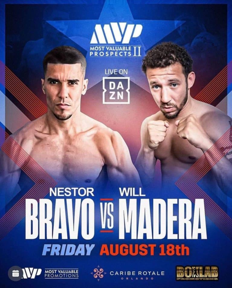 Nestor Bravo Faces Will Madera As Headliner For Most Valuable Promotions Prospect Series 2 ...