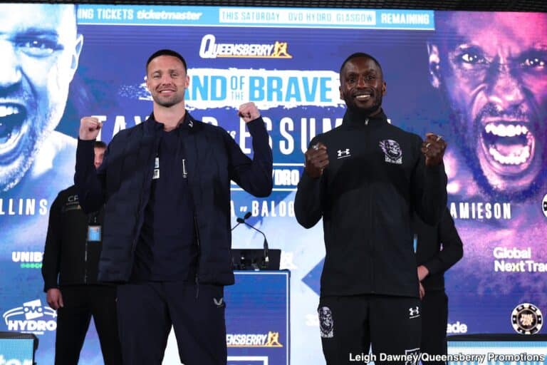 Josh Taylor Returns: Must-Win Fight Against Ekow Essuman In Glasgow - Boxing News 24